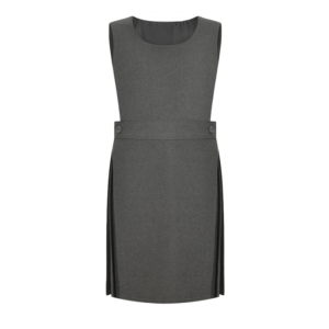 Grey Pinafore for School with Bow Detail - Juniper Uniform